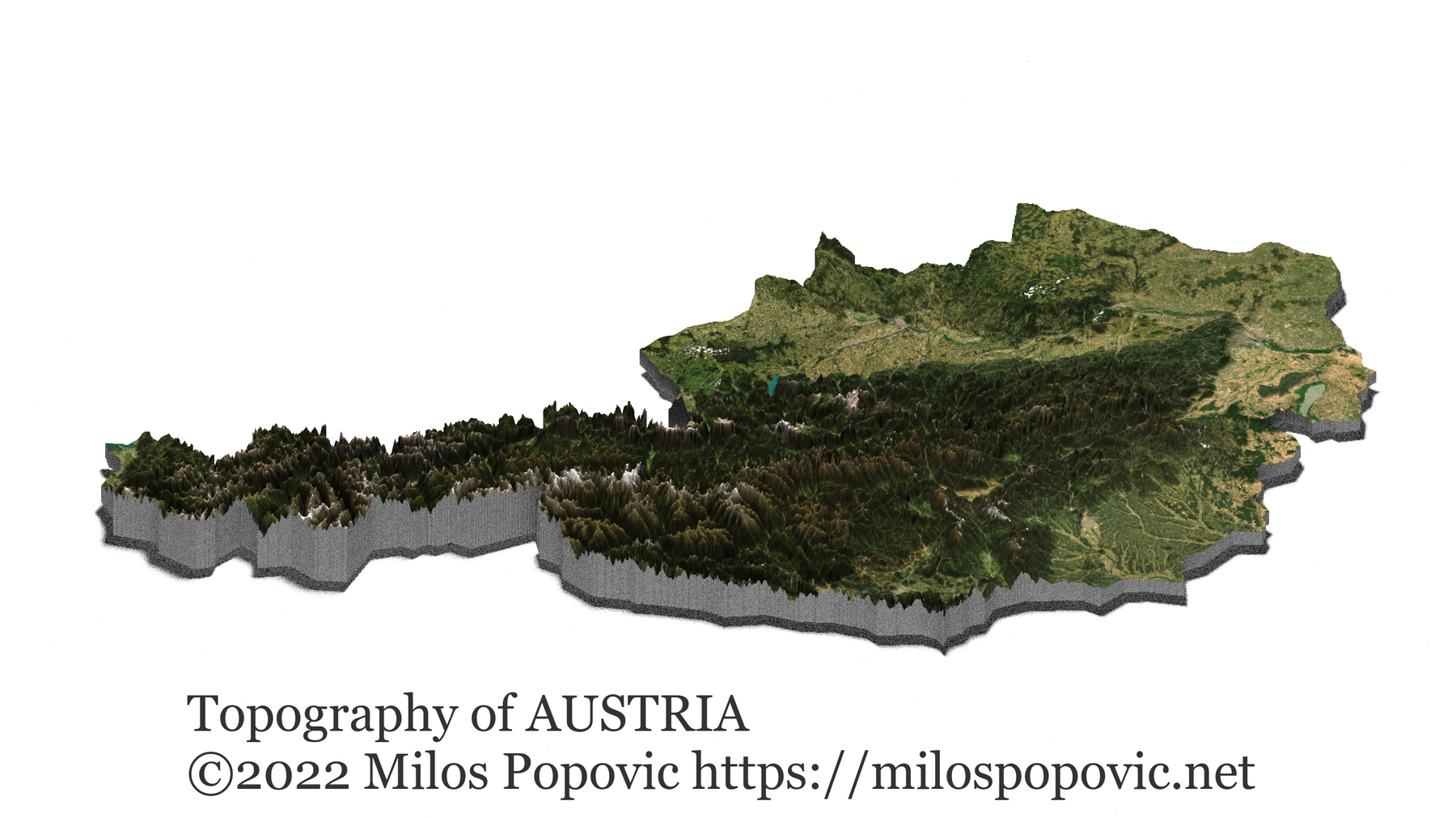 Making realistic 3D topographic maps in R | Milos Popovic - personal ...