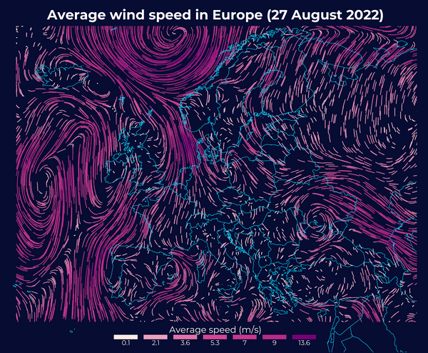 Mapping wind data with R | Milos Popovic - personal website and blog