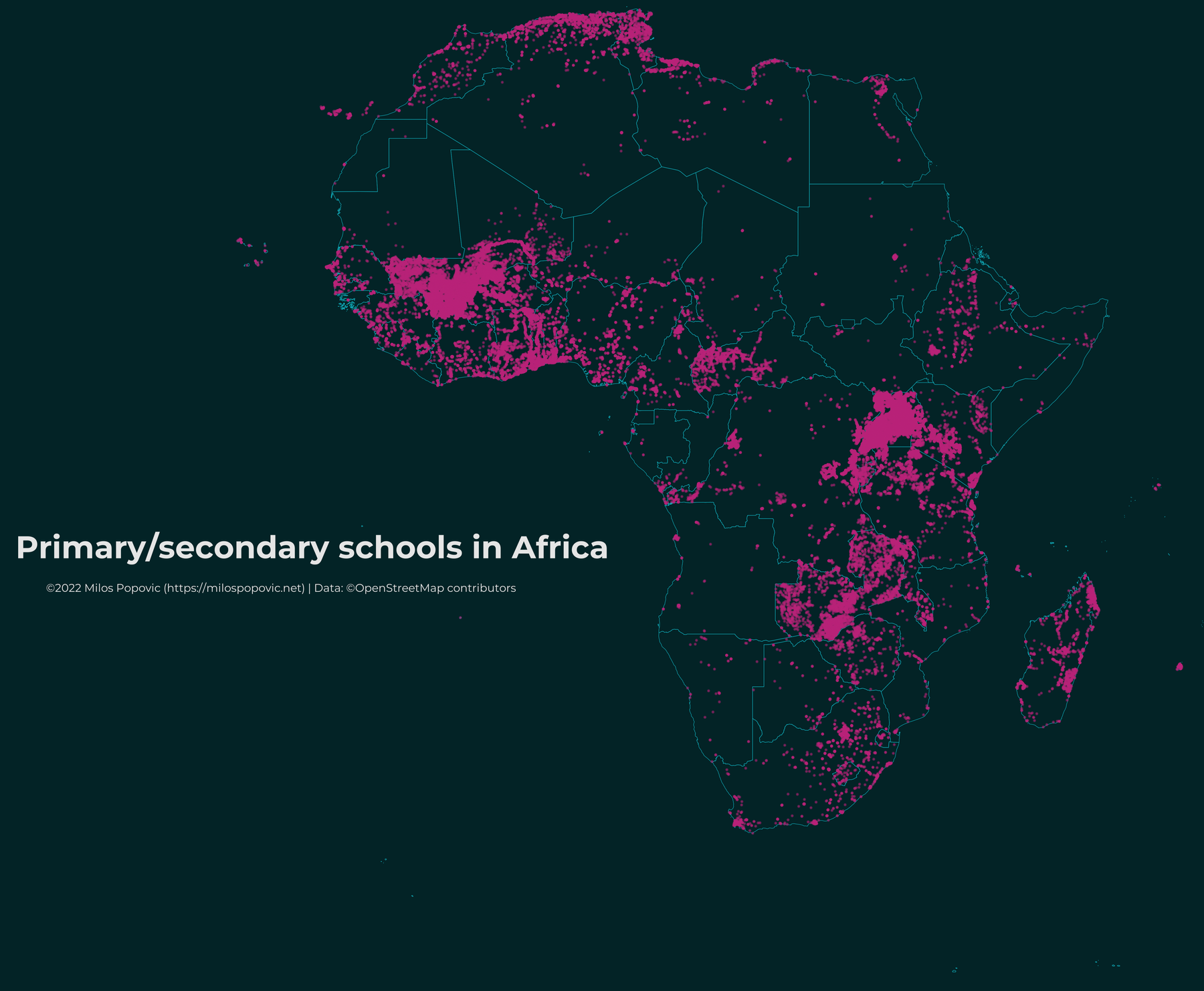 Map Africa using OSM data in R | Milos Popovic - personal website and blog