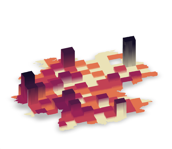 6 easy ways to map population density in R | Milos Popovic - personal ...